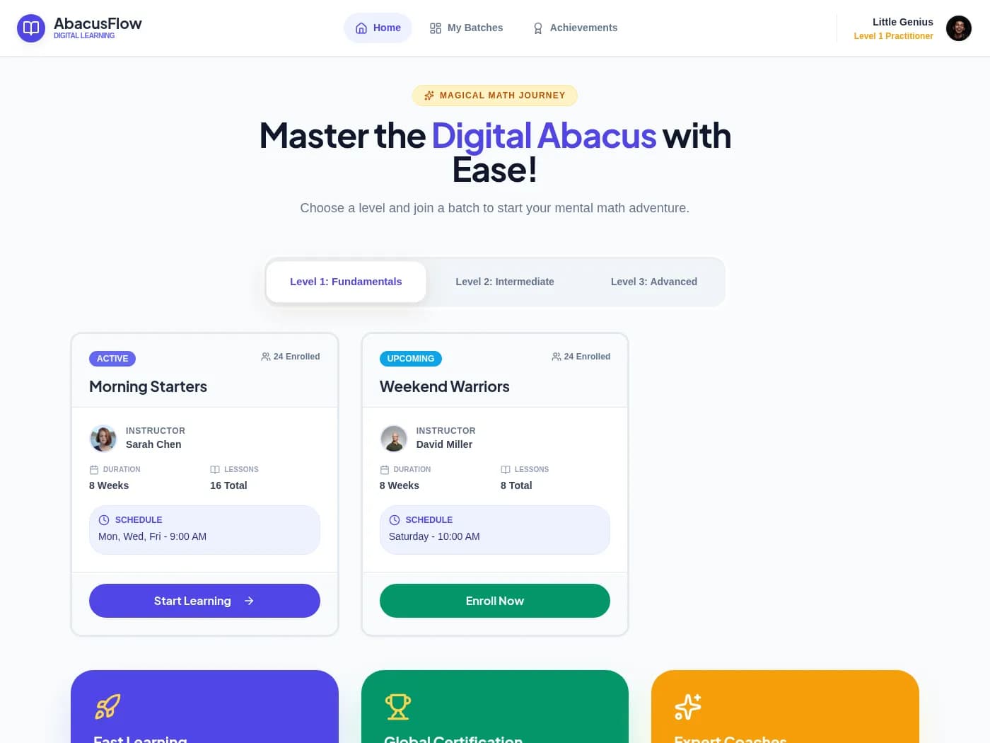 Abacus Learning Flow
