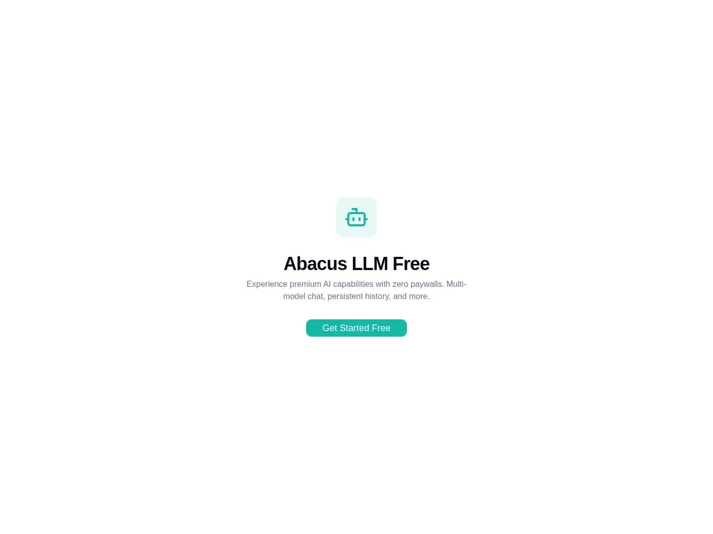 Abacus LLM Free