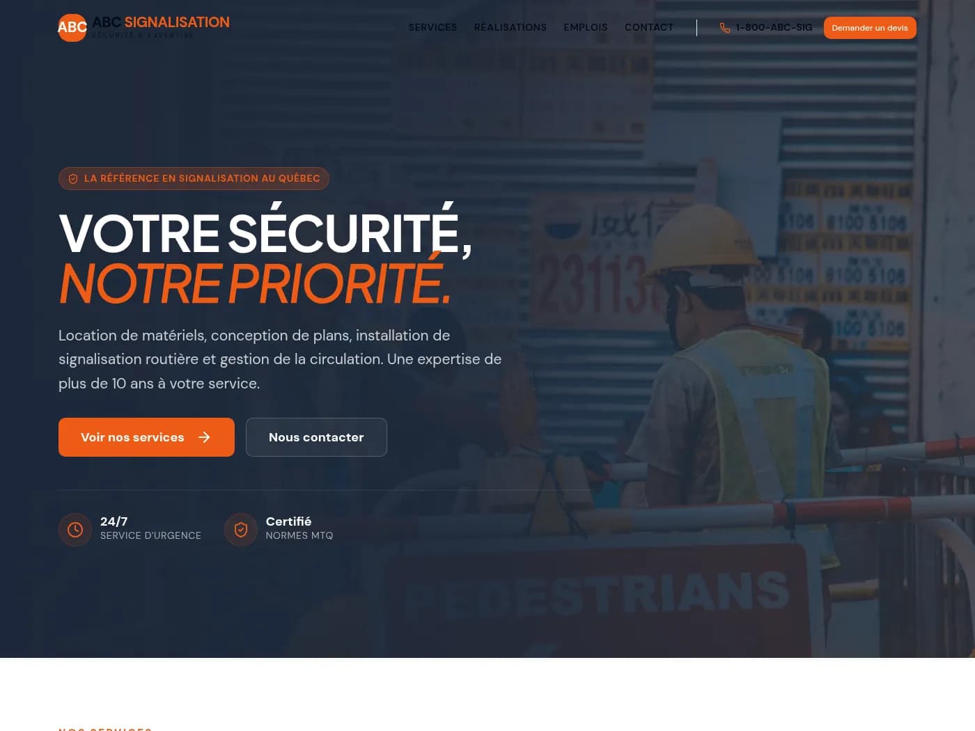 ABC Signalisation Site