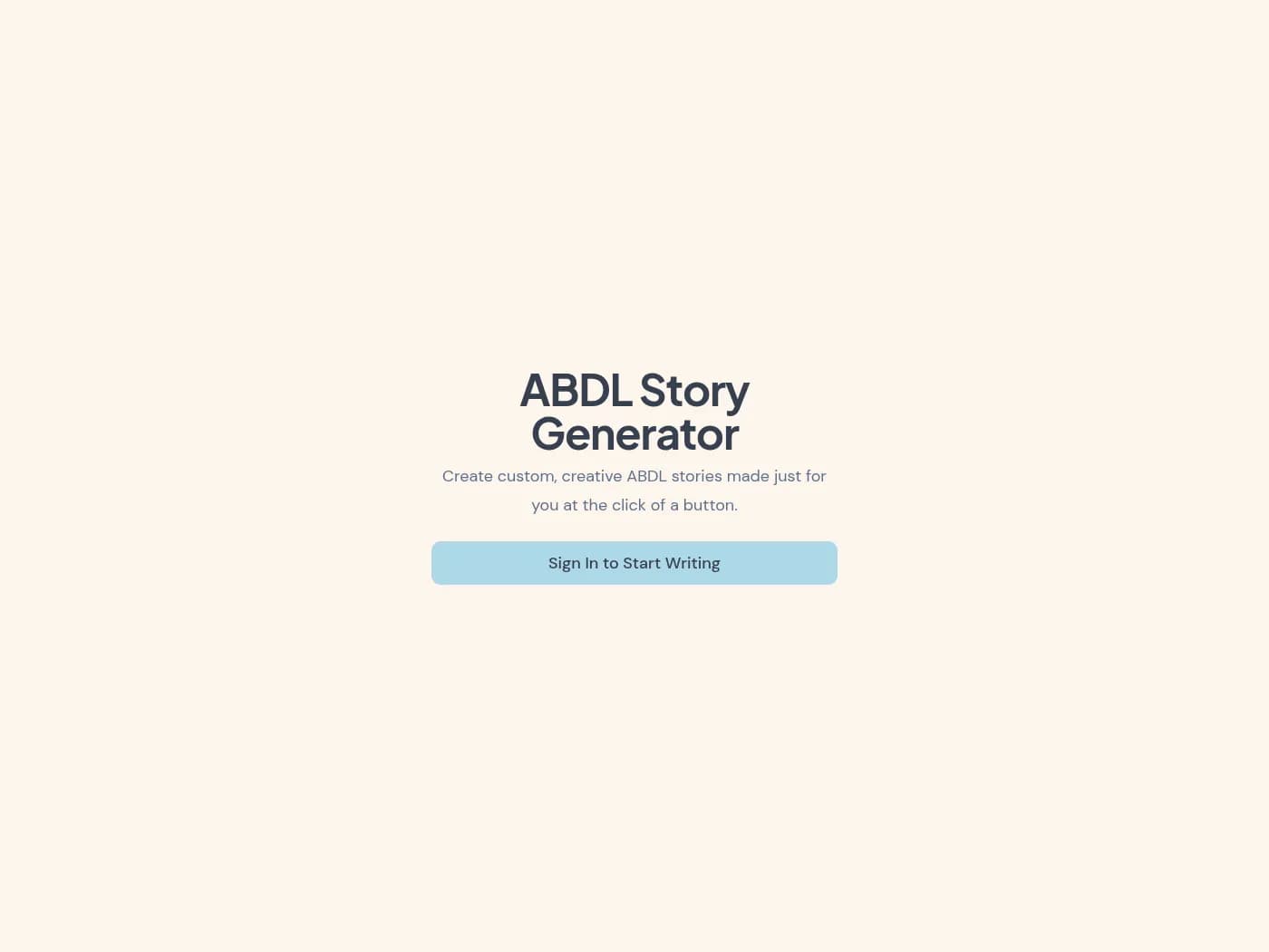 ABDL Story Generator