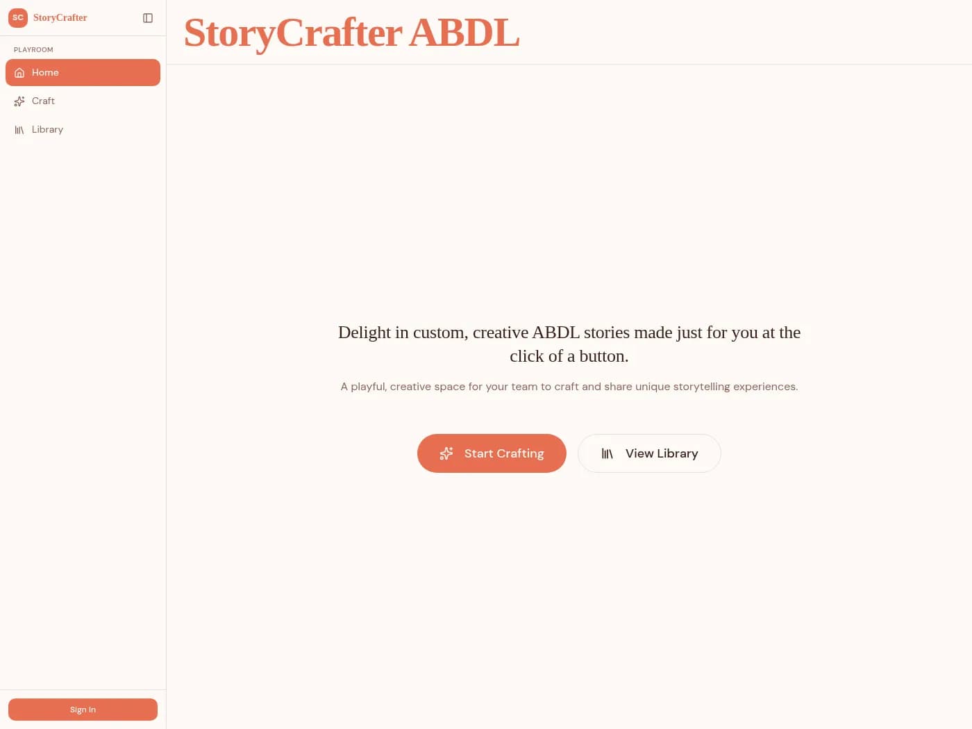StoryCrafter ABDL