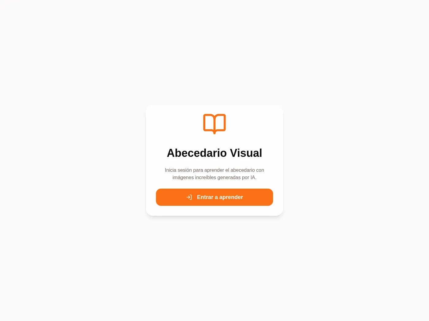 Abecedario Visual Español