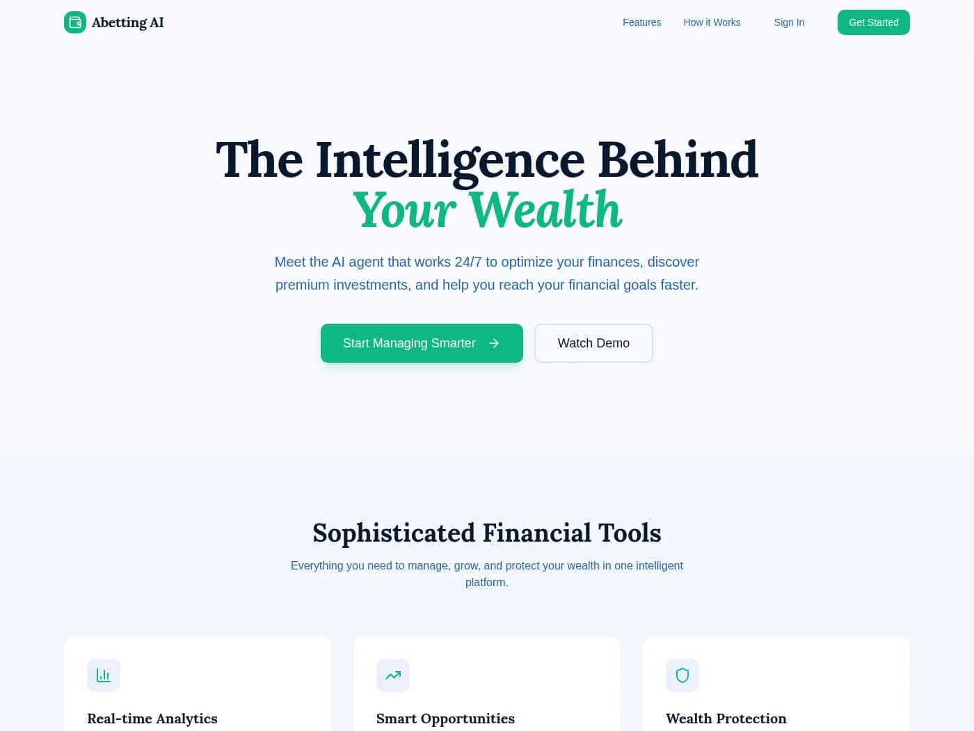 Abetting AI Money Agent