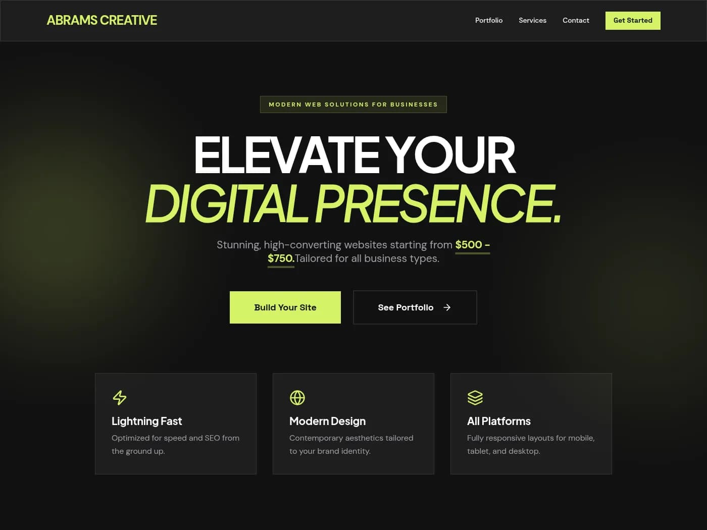 Abrams Creative Web Studio