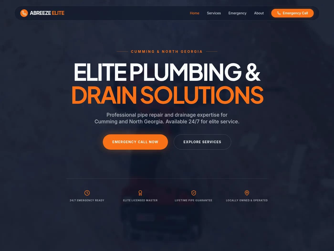 ABREEZE Elite Plumbing Web
