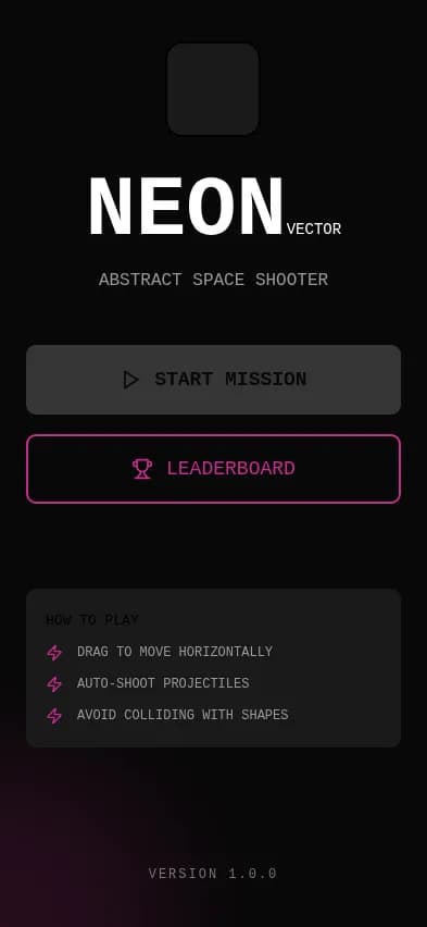 Abstract Shooter Game