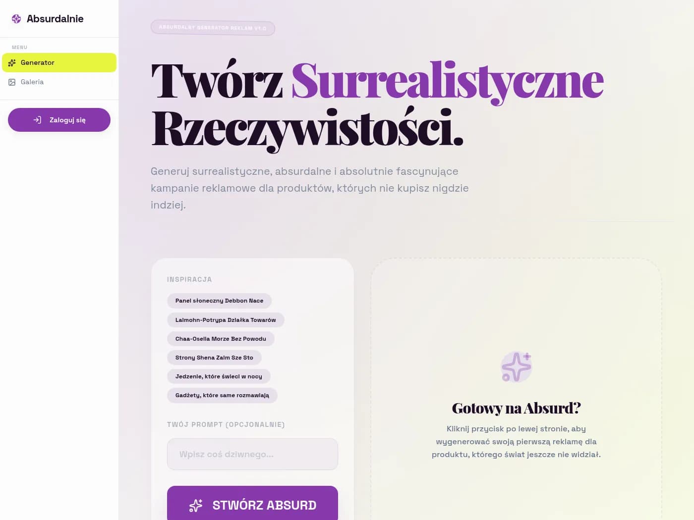 Absurd Ad Generator