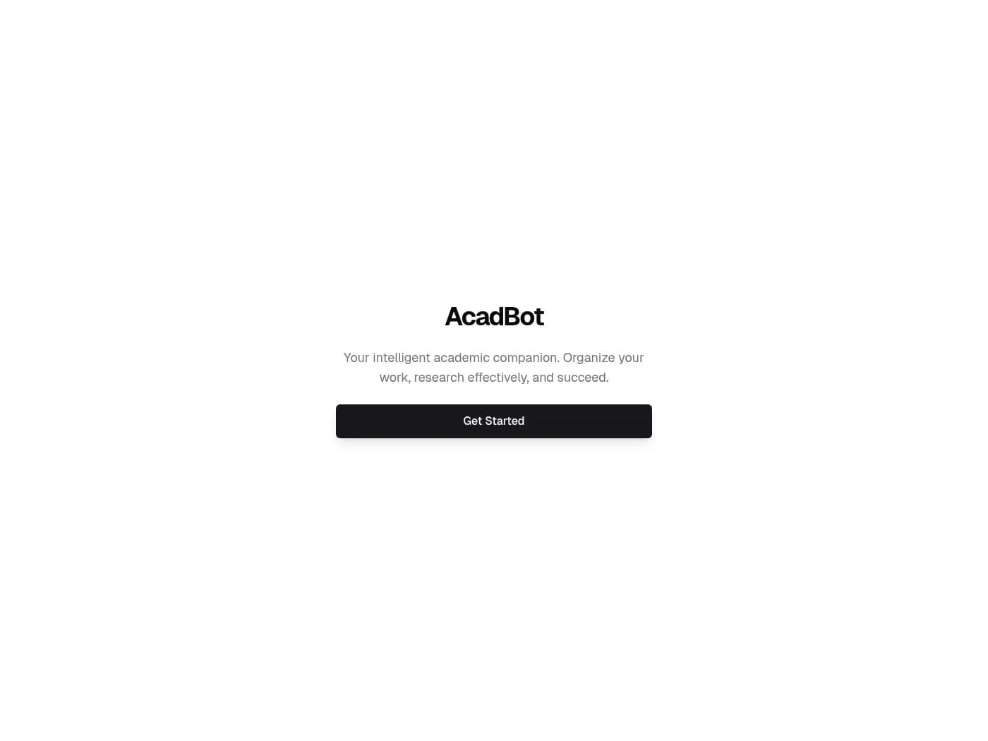 AcadBot Platform