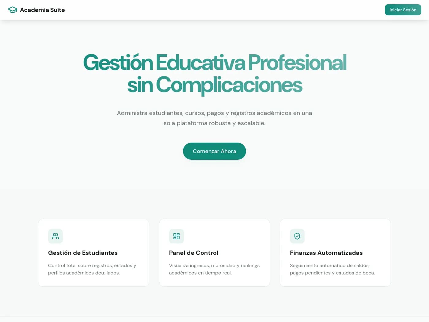 Academia Admin Suite