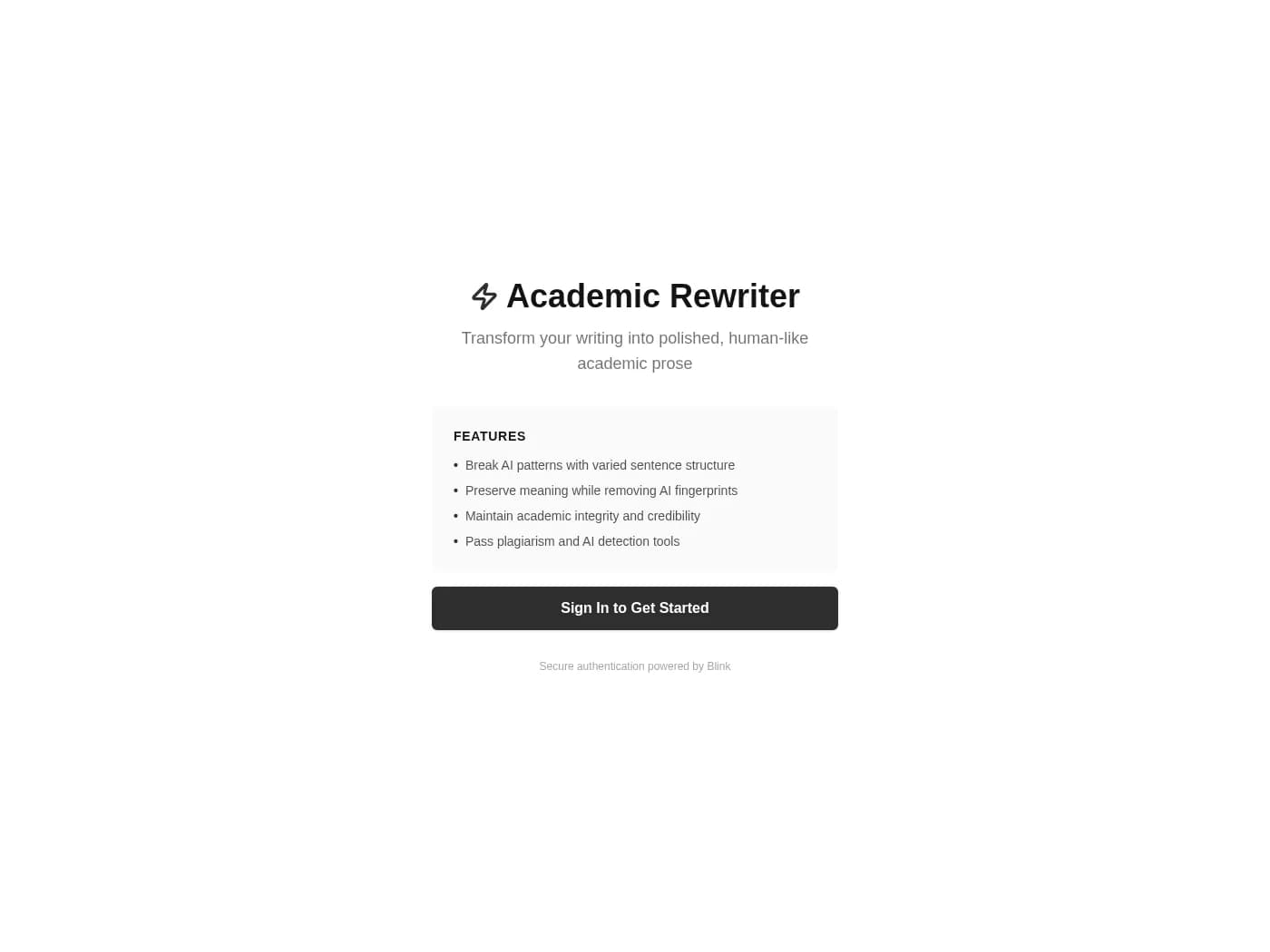Academic Rewriter Pro