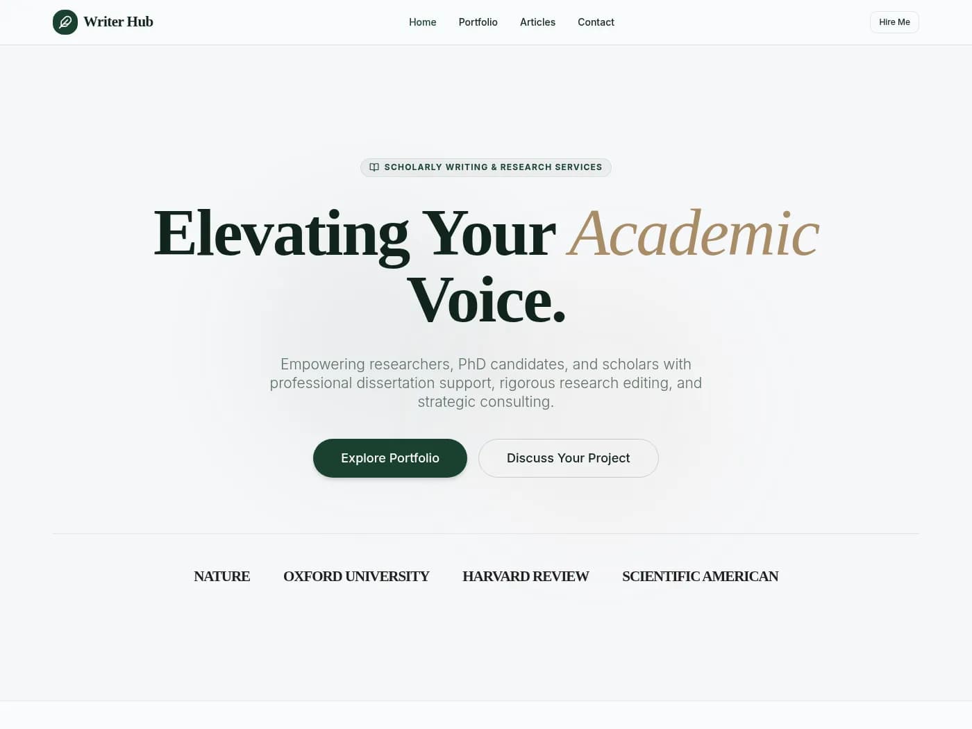 Academic Writer Hub