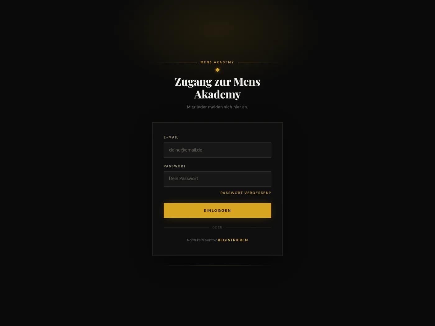 Mens Academy Premium Unlock