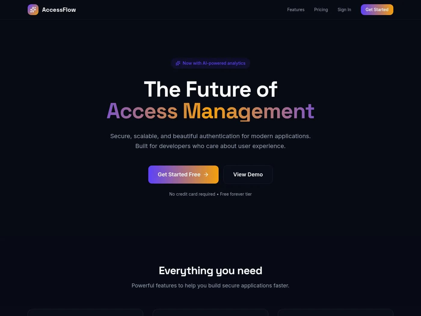 AccessFlow Web Portal