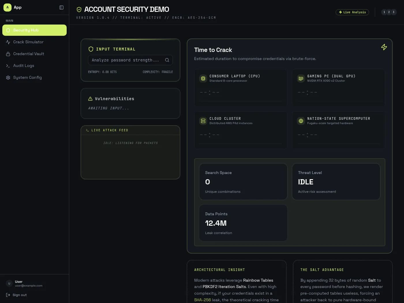 Account Security Demo