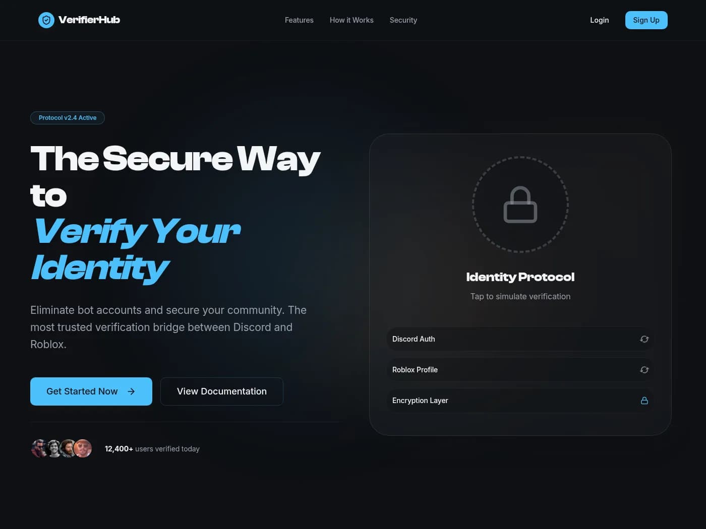 Account Verifier Hub