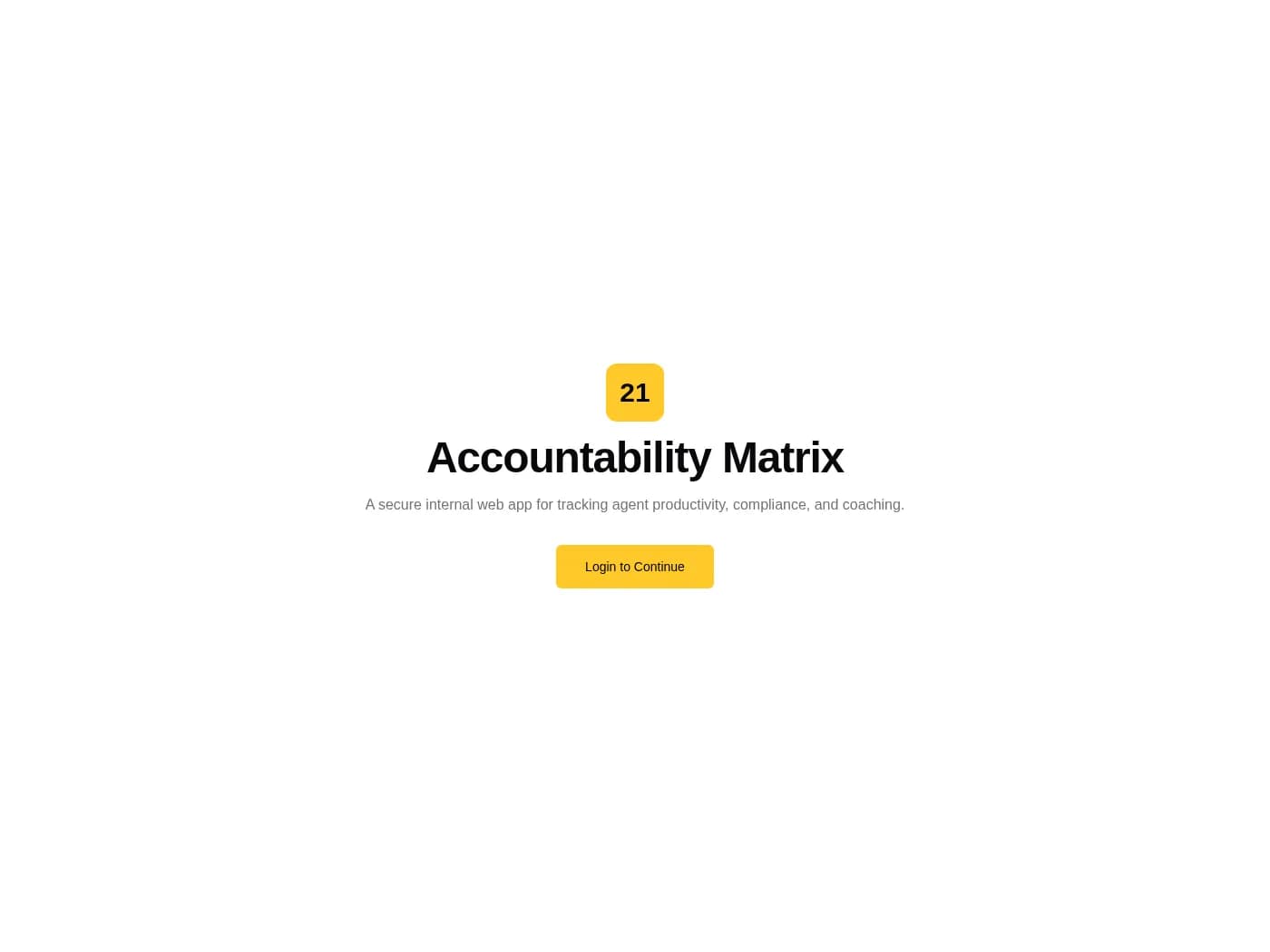 Accountability Matrix SaaS