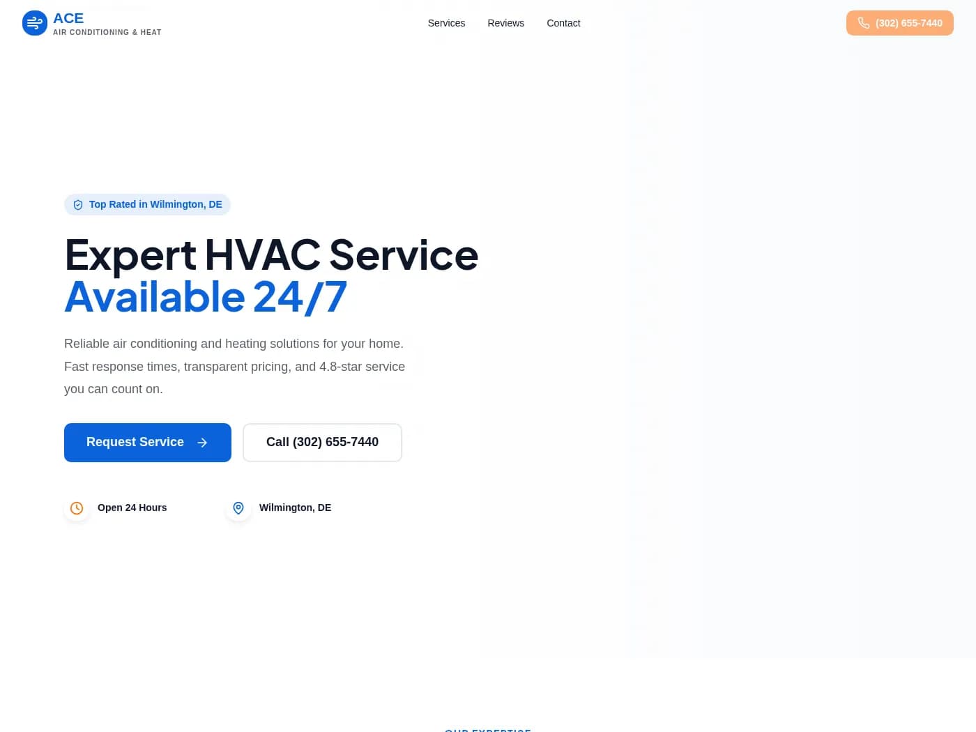 Ace Air Conditioning Site