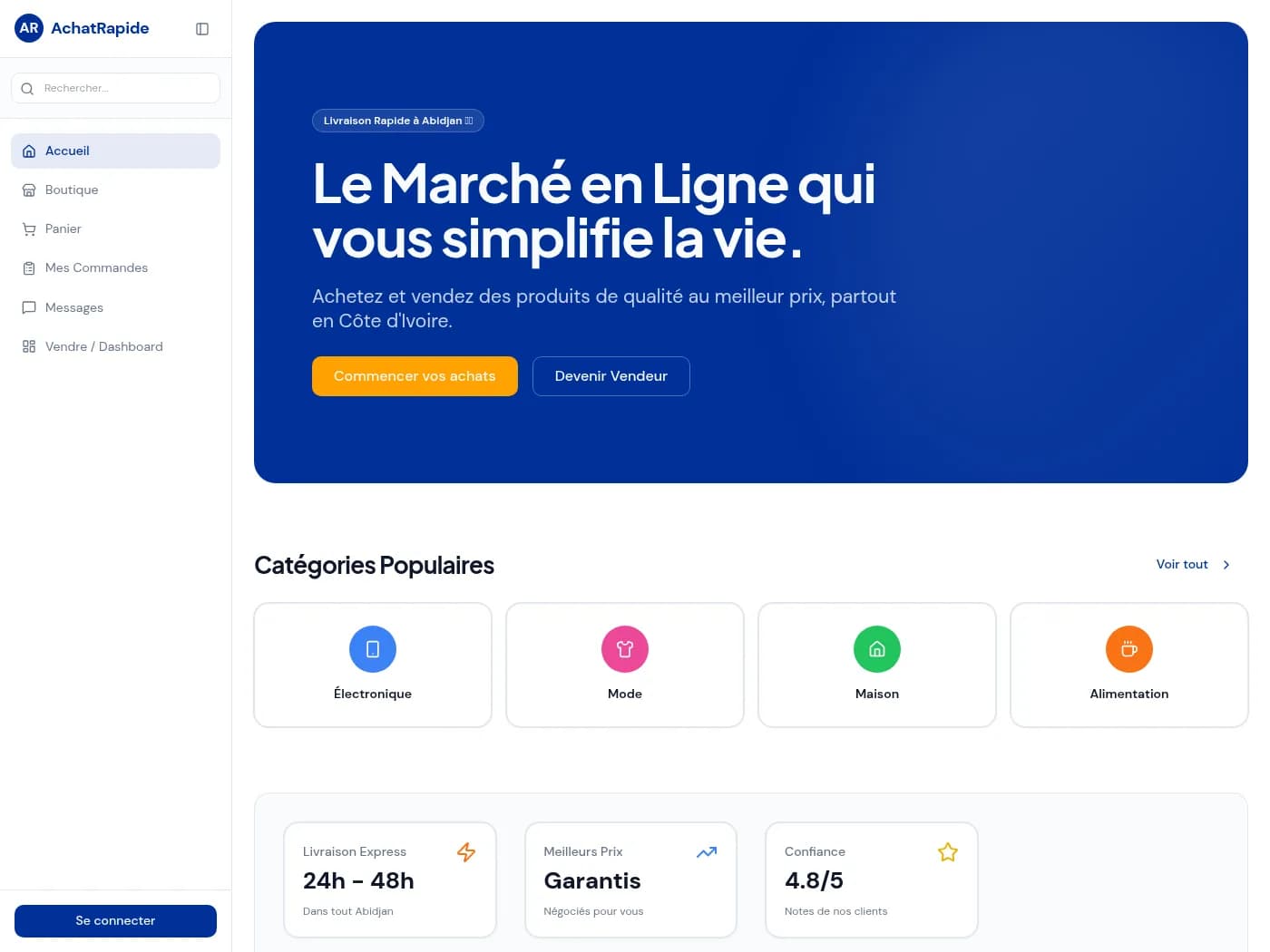 AchatRapide Marketplace