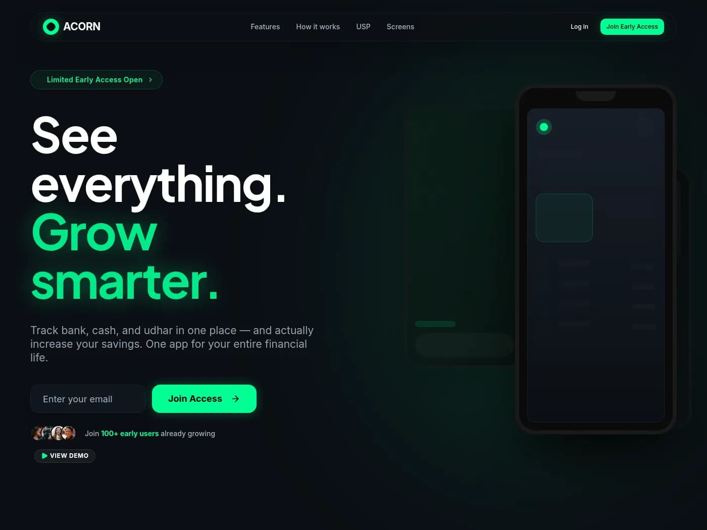ACORN Fintech Landing