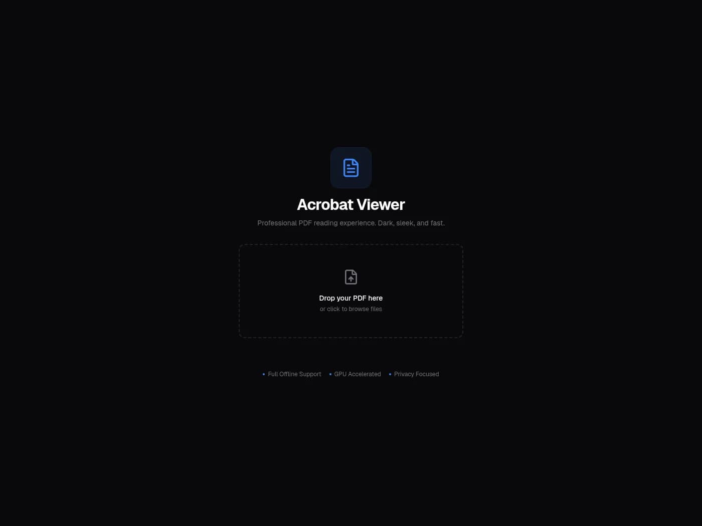 Acrobat PDF Viewer