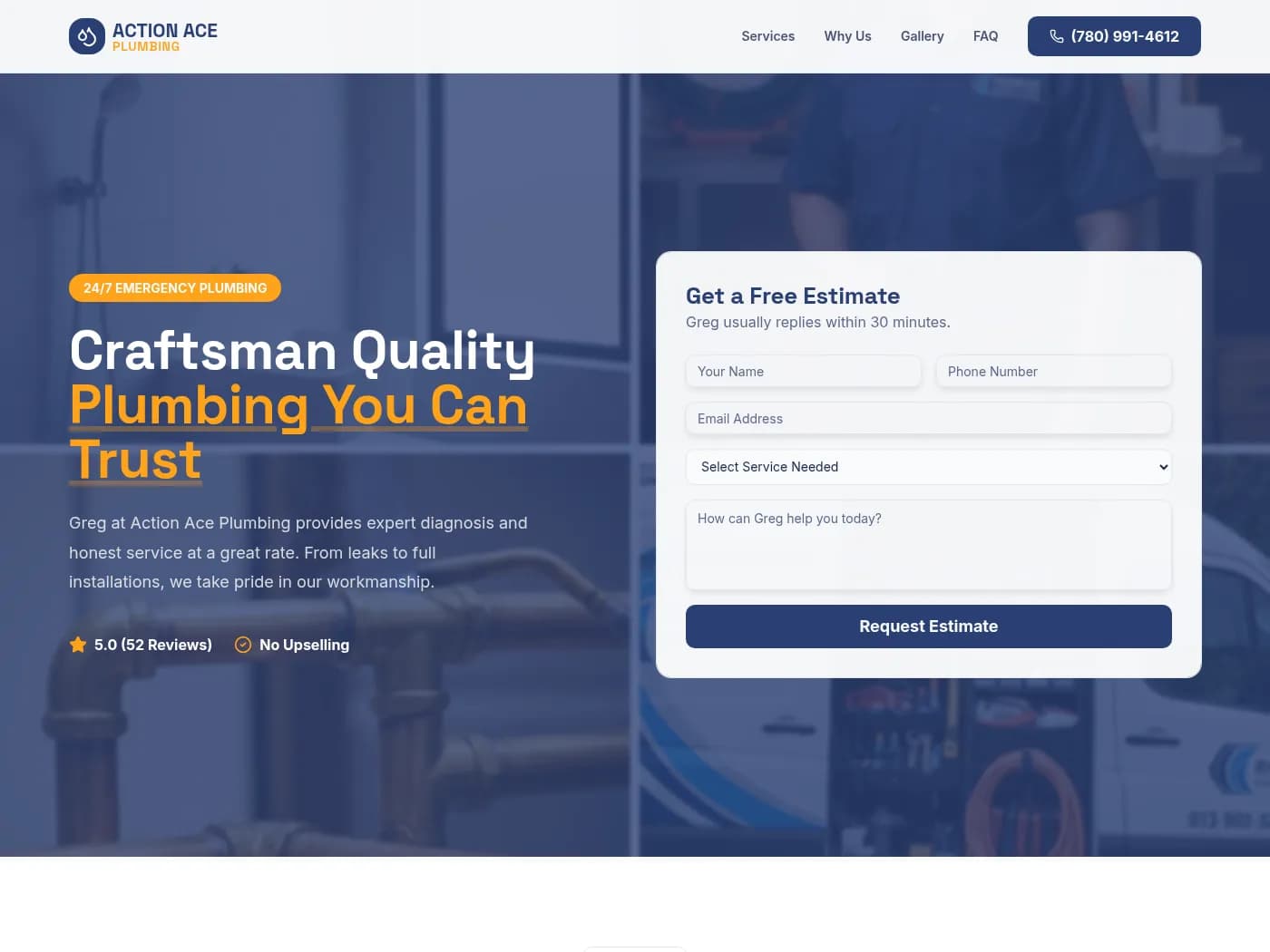 Action Ace Plumbing Site