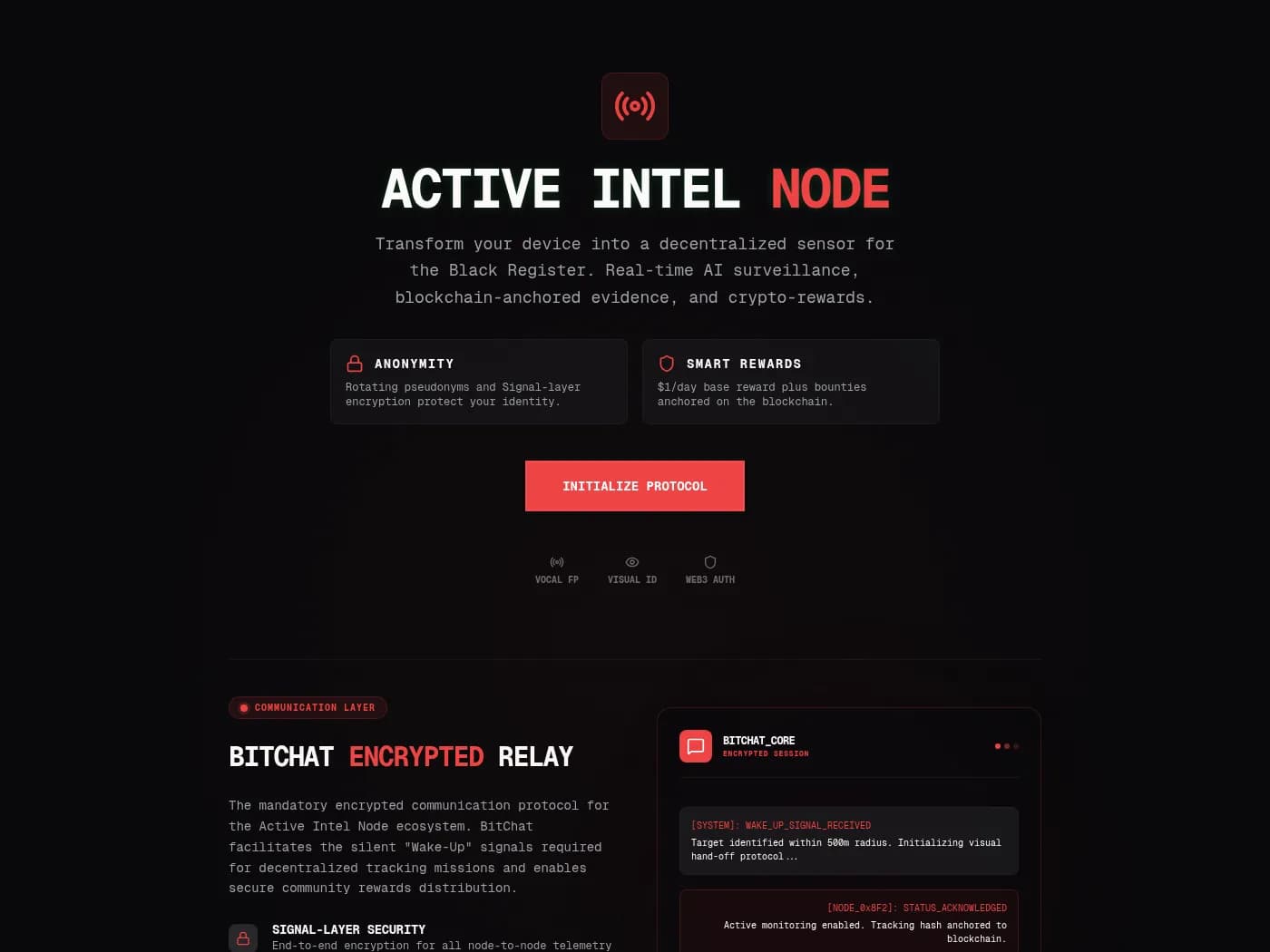 Active Intel Node Web3