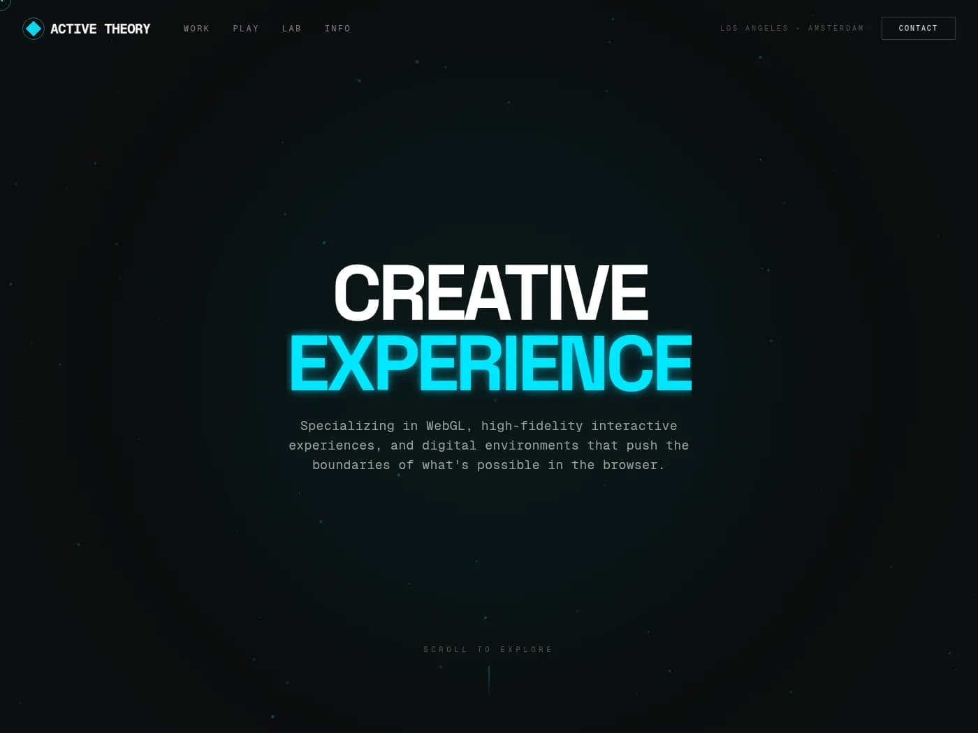 ActiveTheory Web Clone