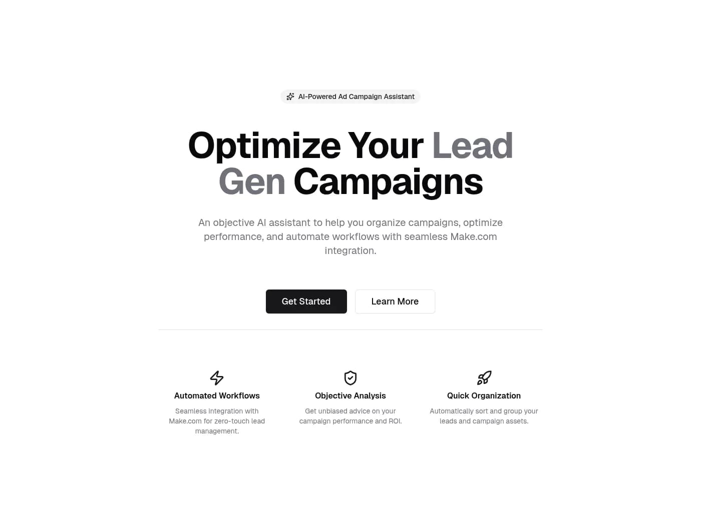 Ad Campaign AI Assistant