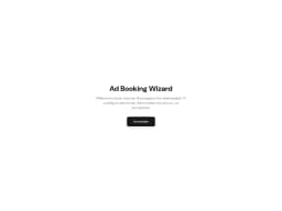 Ad Booking Wizard