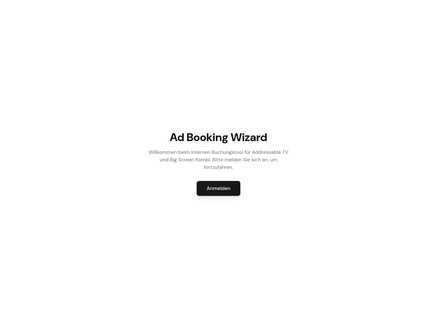 Ad Booking Wizard