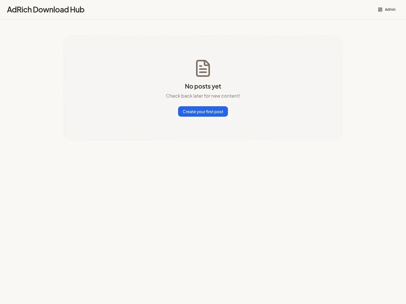 AdRich Download Hub