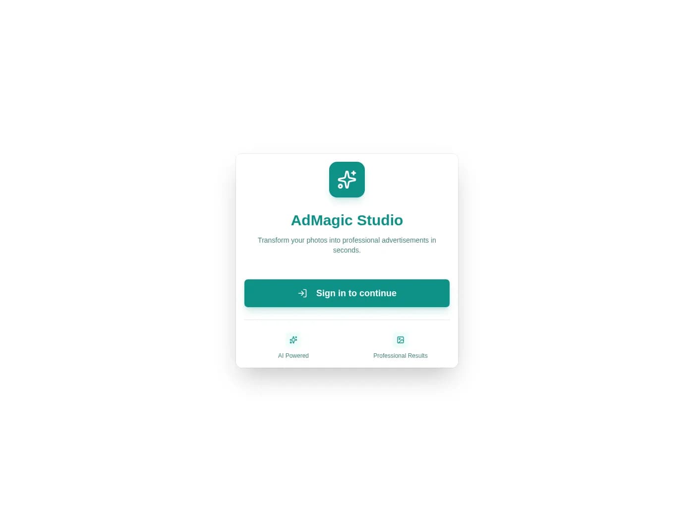 AdMagic Image Studio