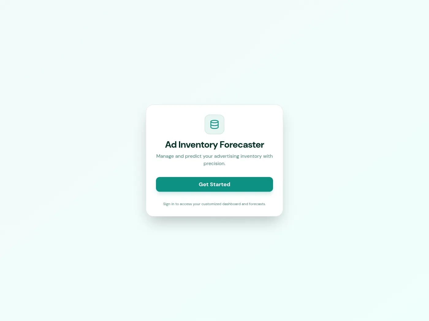 Ad Inventory Forecaster