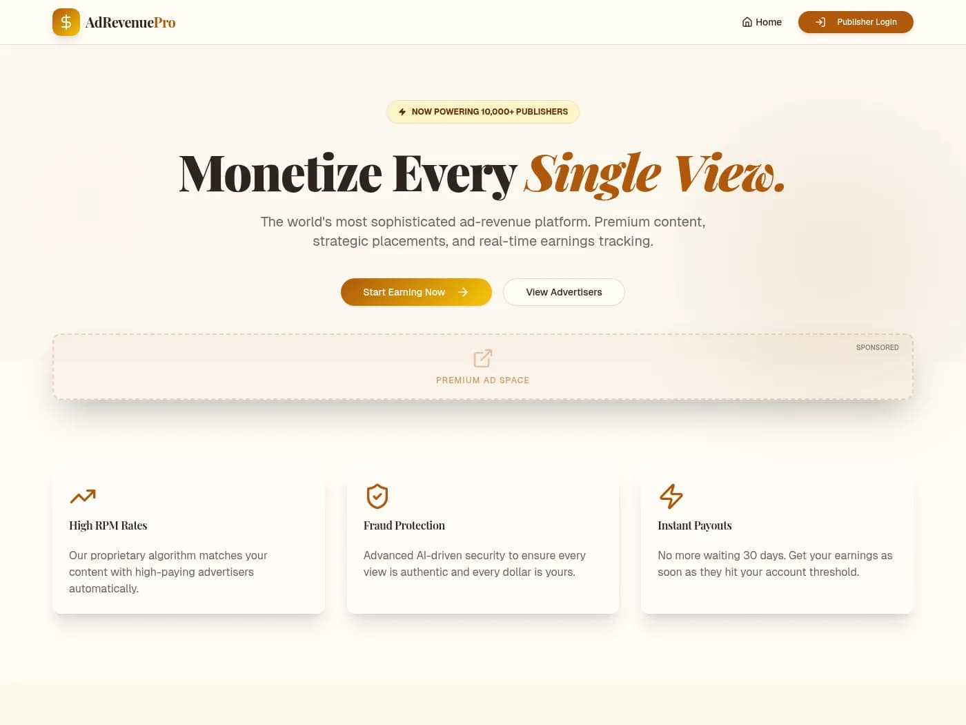 AdRevenue Site