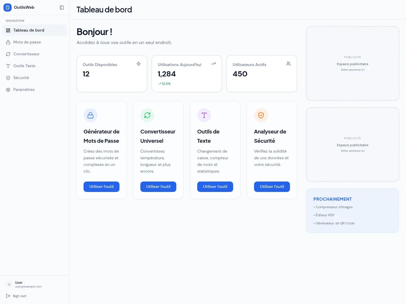 Ad Revenue Web Portal