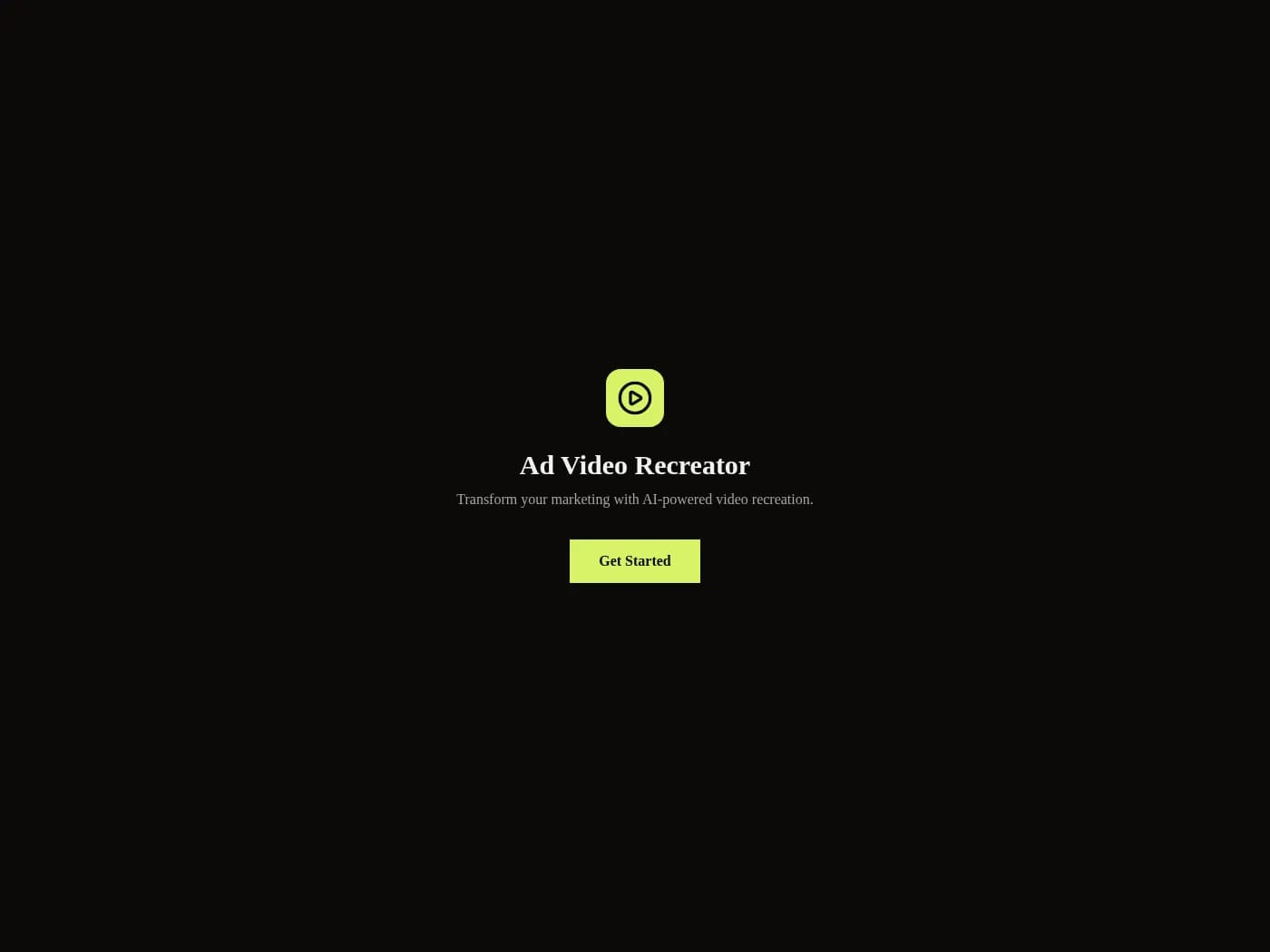 Ad Video Recreator