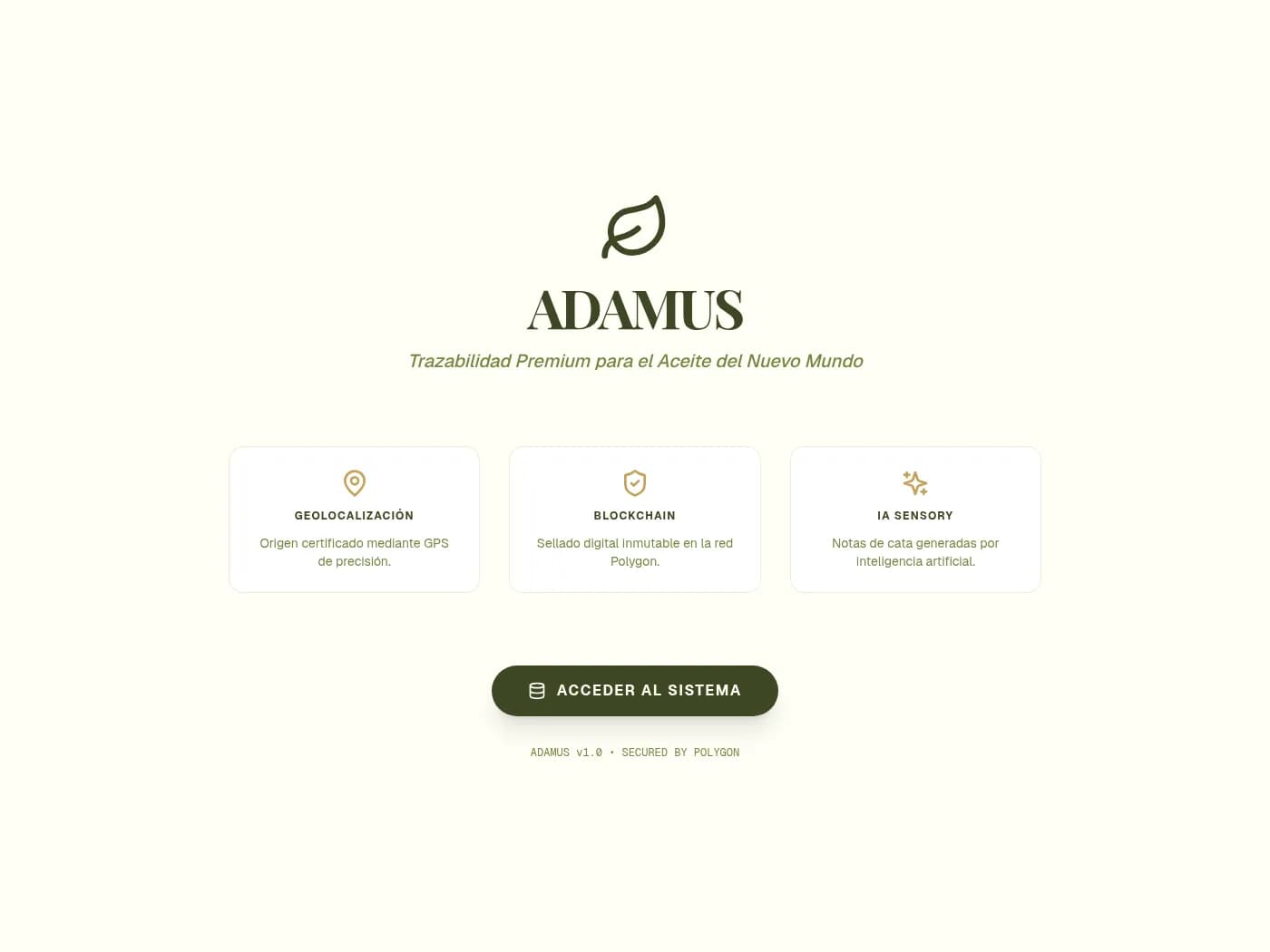 Adamus Olive Trace