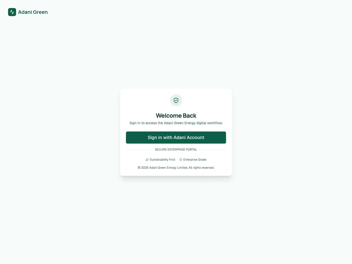 Adani Green Workflow