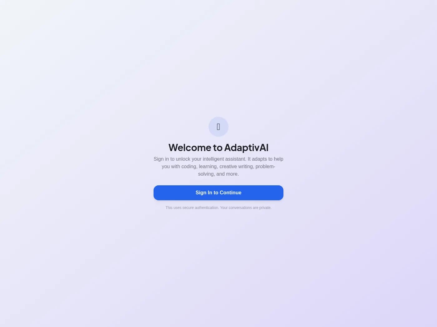Adaptive Assistant