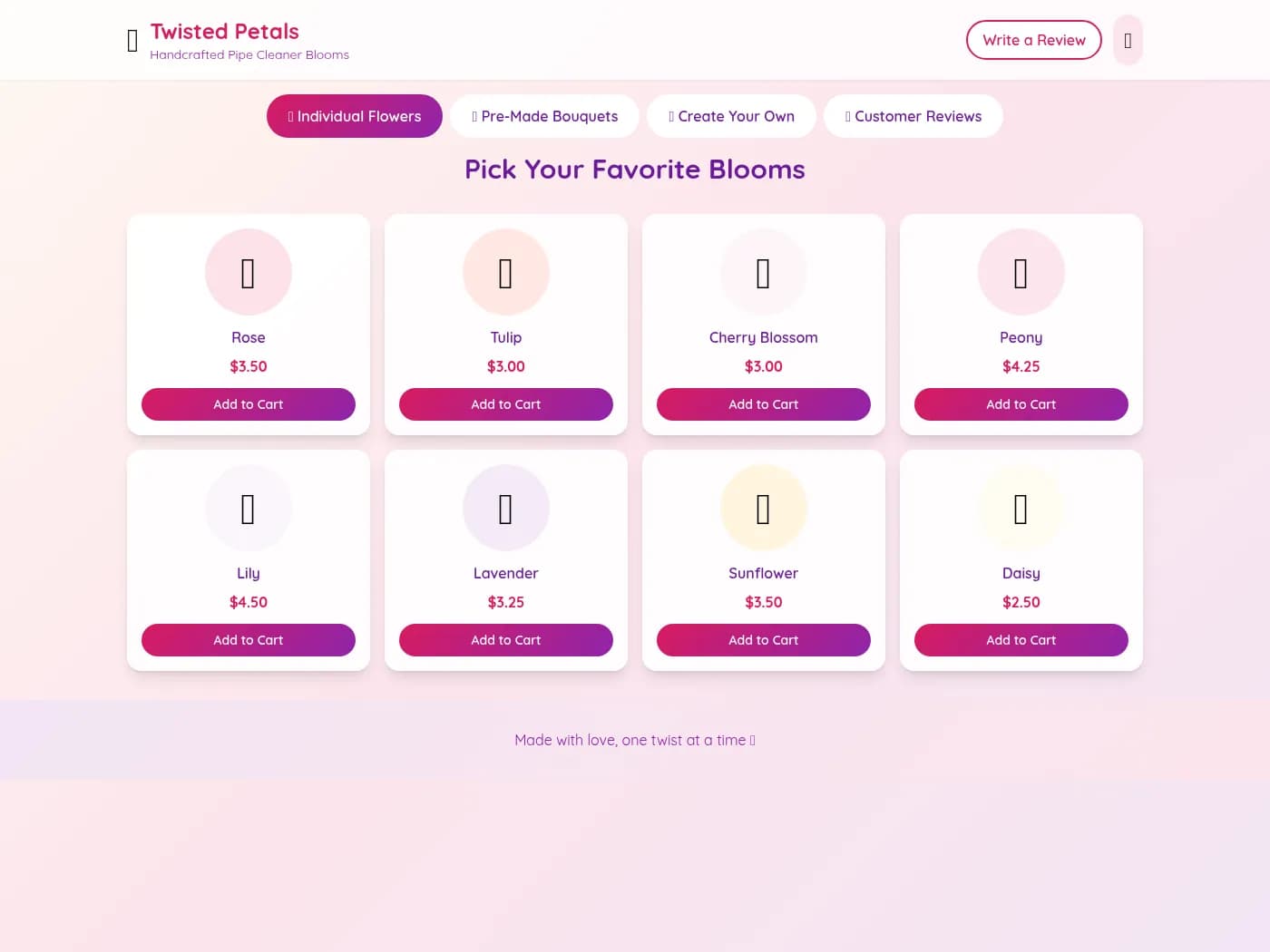 Adelaide Blooms Order Flow