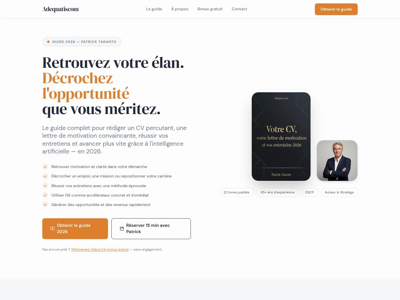 Adequatiscom Landing Premium