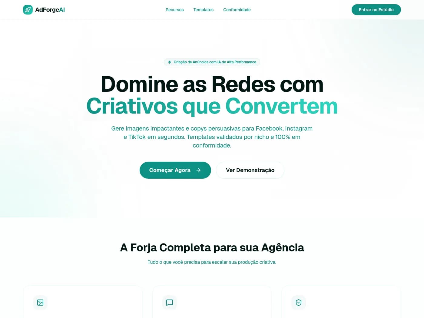 AdForge AI Creative Studio