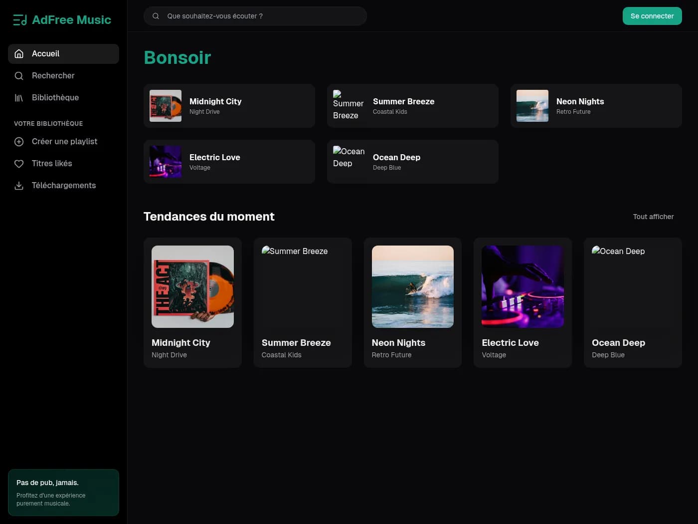 AdFree Music Player