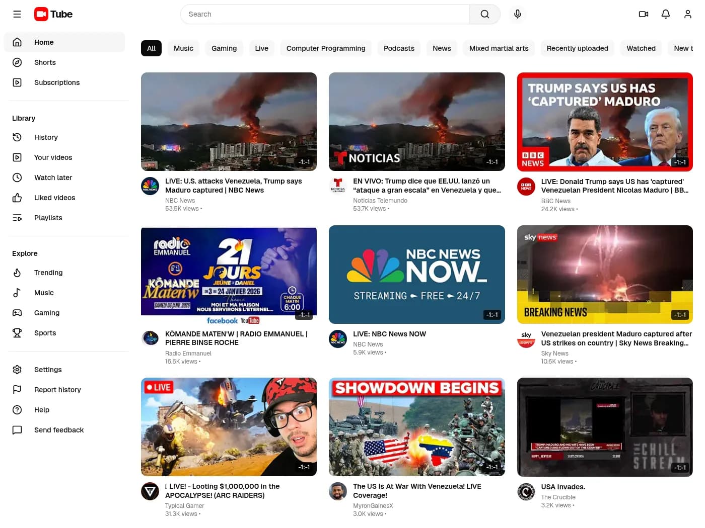 Ad-Free Tube