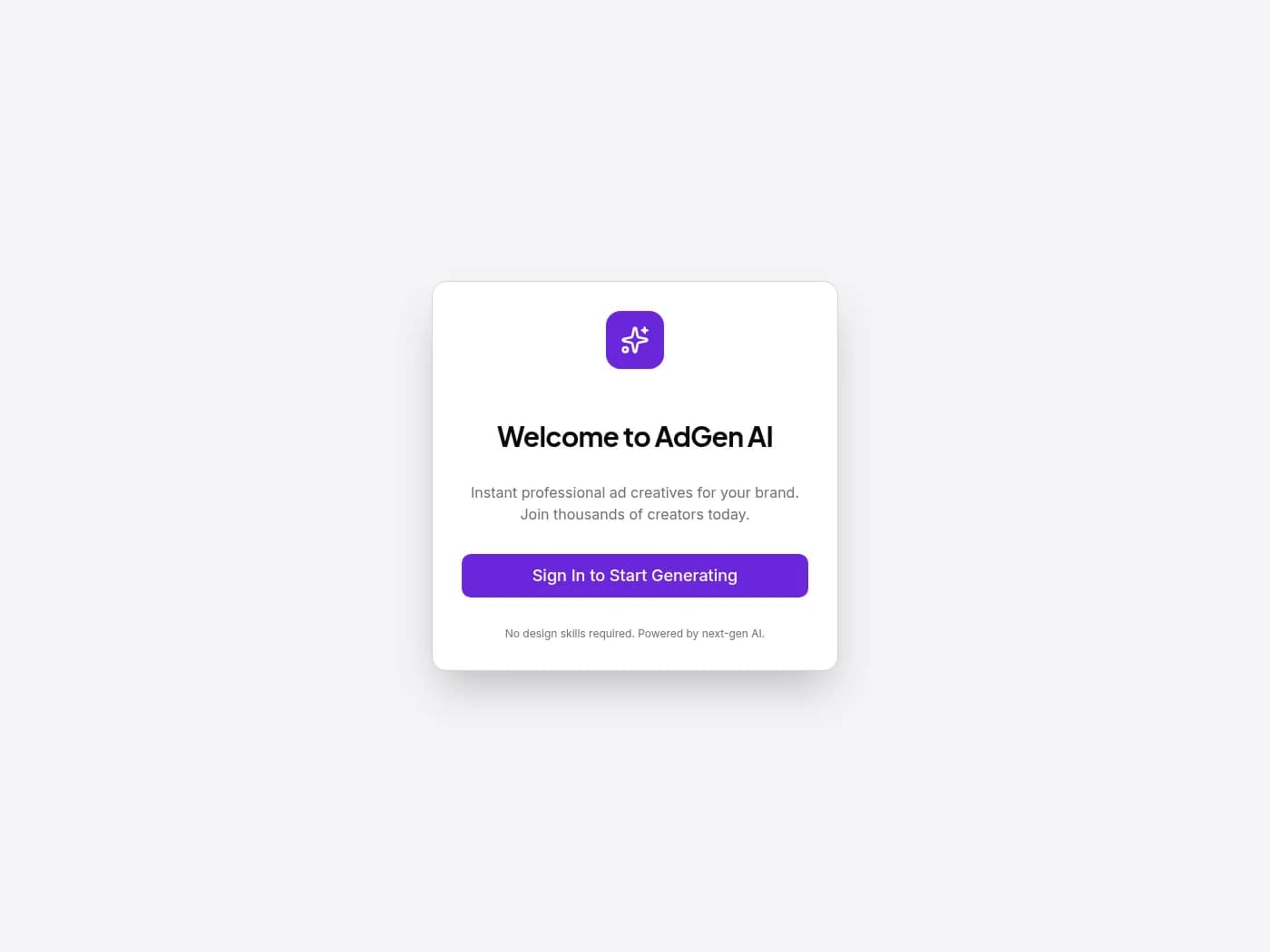 AdGen AI Studio