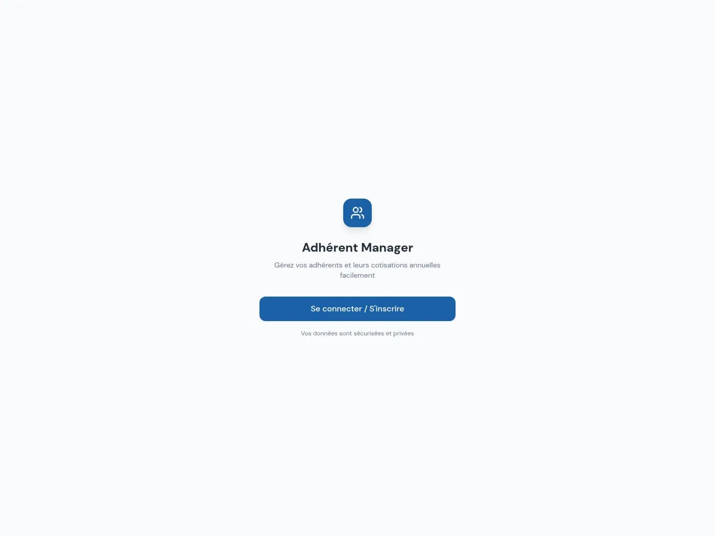 Adhérent Manager