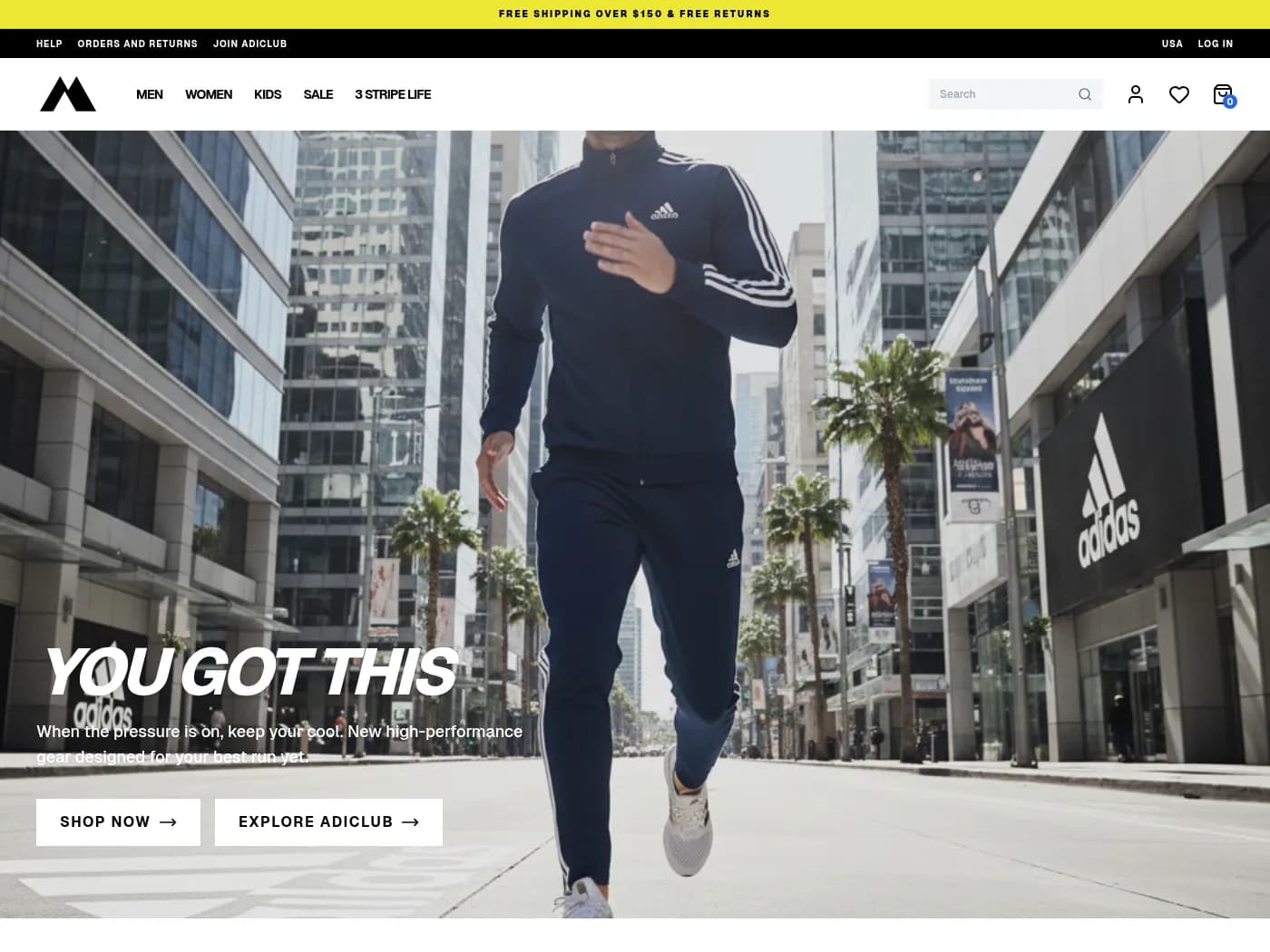 Adidas Web Clone