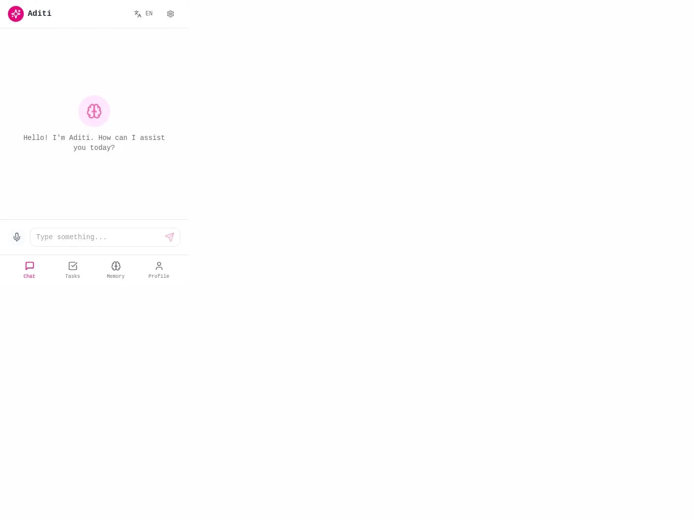 Aditi AI Personal Assistant