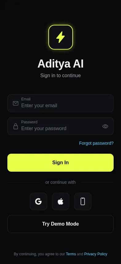 Aditya AI Platform