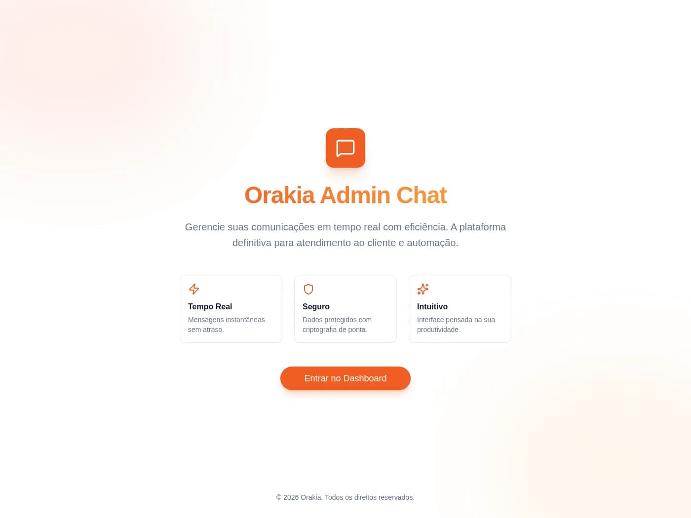 Orakia Admin Chat